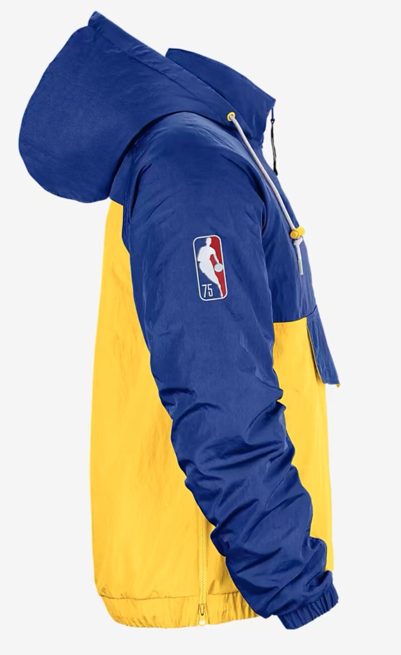 Nike NBA Golden State Warriors Jacket Mens Size XL 75th Anniversary GSW ...