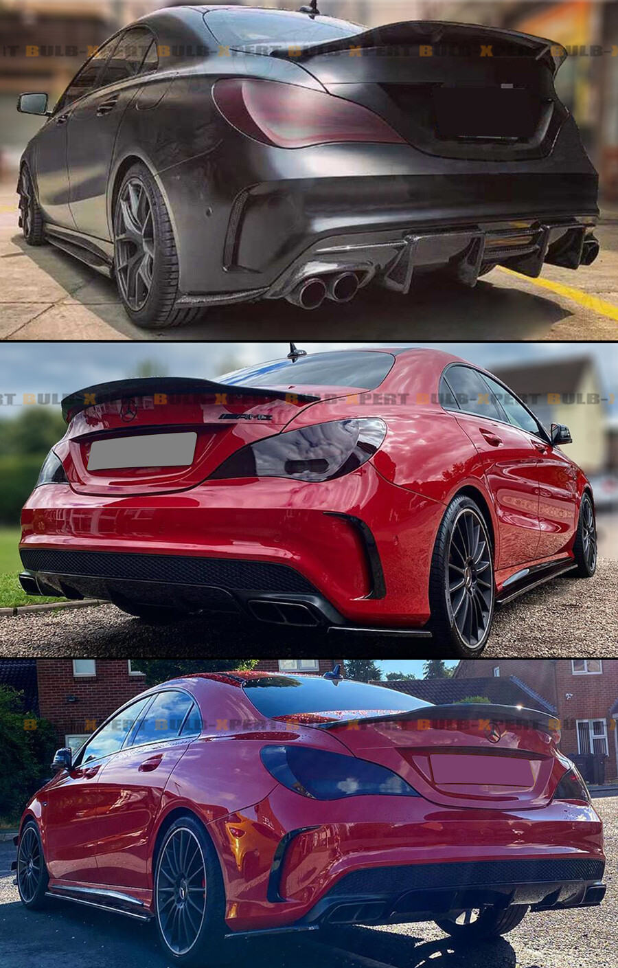 FOR 14-19 MERCEDES CLA250 CLA45 AMG W117 R STYLE CARBON FIBER TRUNK ...