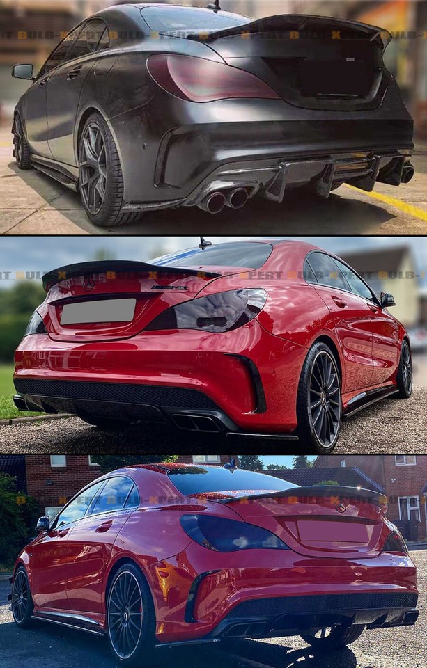 FOR 14-19 MERCEDES CLA250 CLA45 AMG W117 R STYLE CARBON FIBER TRUNK ...