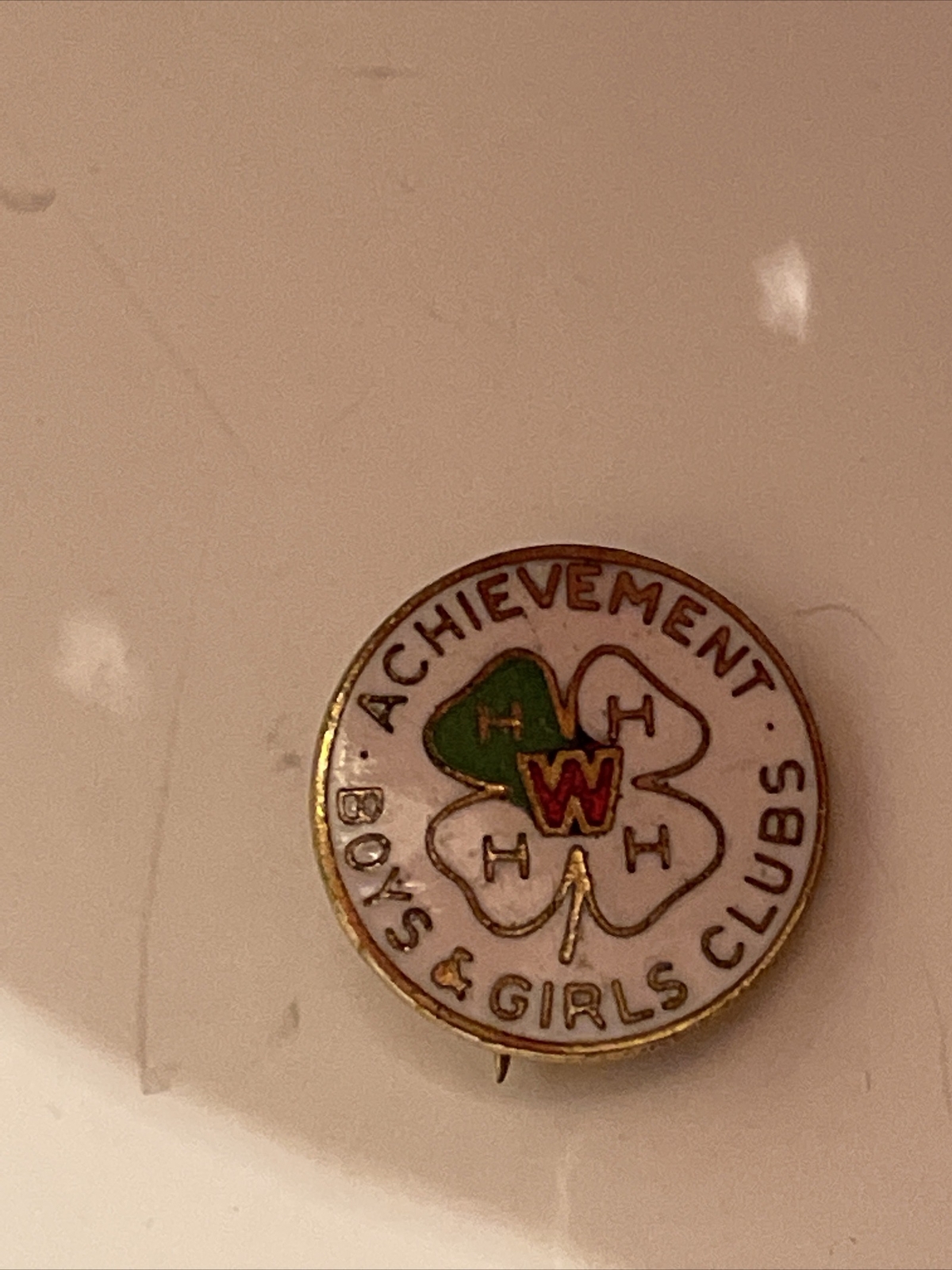 Vintage 4 H Boys and Girls Club Pin Button Pinback **QQ68-5 | eBay