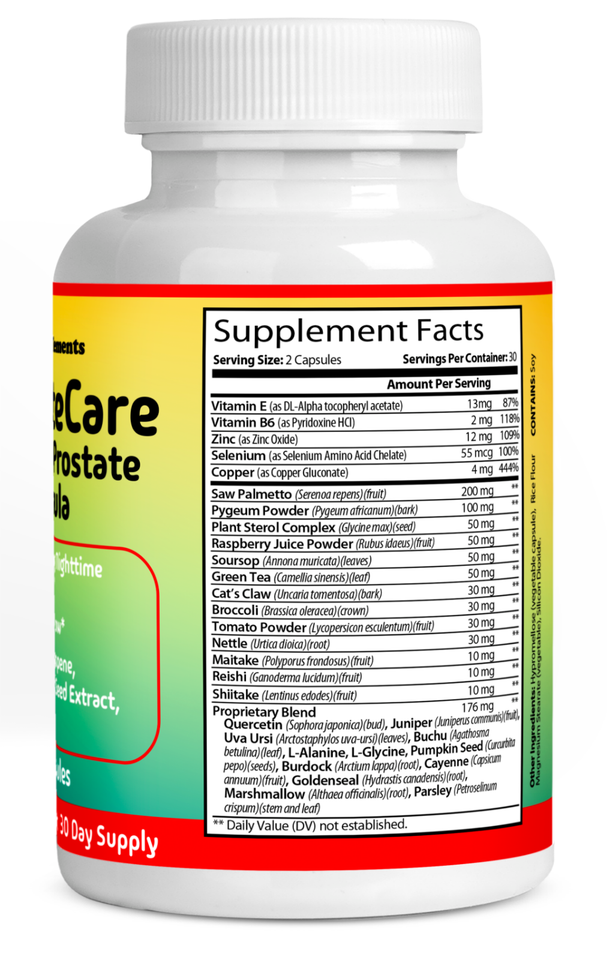 ProstateCare Advanced Prostate Formula Urinary Health & Prostate ...