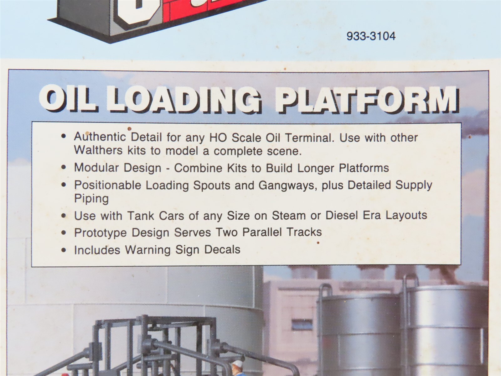 LOT of 3 HO 1/87 Scale Walthers Cornerstone Kits #933-3104 Oil Loading ...