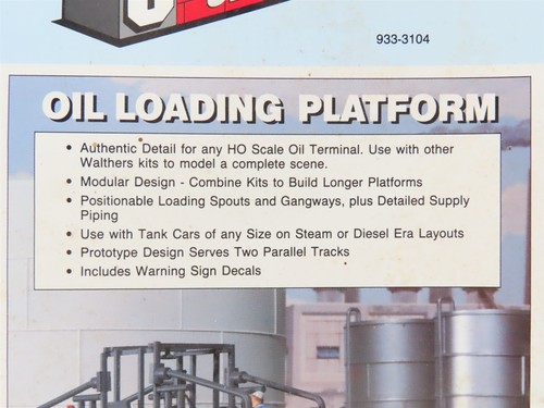 LOT of 3 HO 1/87 Scale Walthers Cornerstone Kits #933-3104 Oil Loading ...