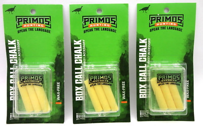 Primos Hunting - 3 Pks Box Call Chalk Turkey Accessories Wax-Free #628 ...