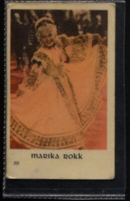 Marika Rokk Vintage Dutch Movie Film Star Trading Card | eBay