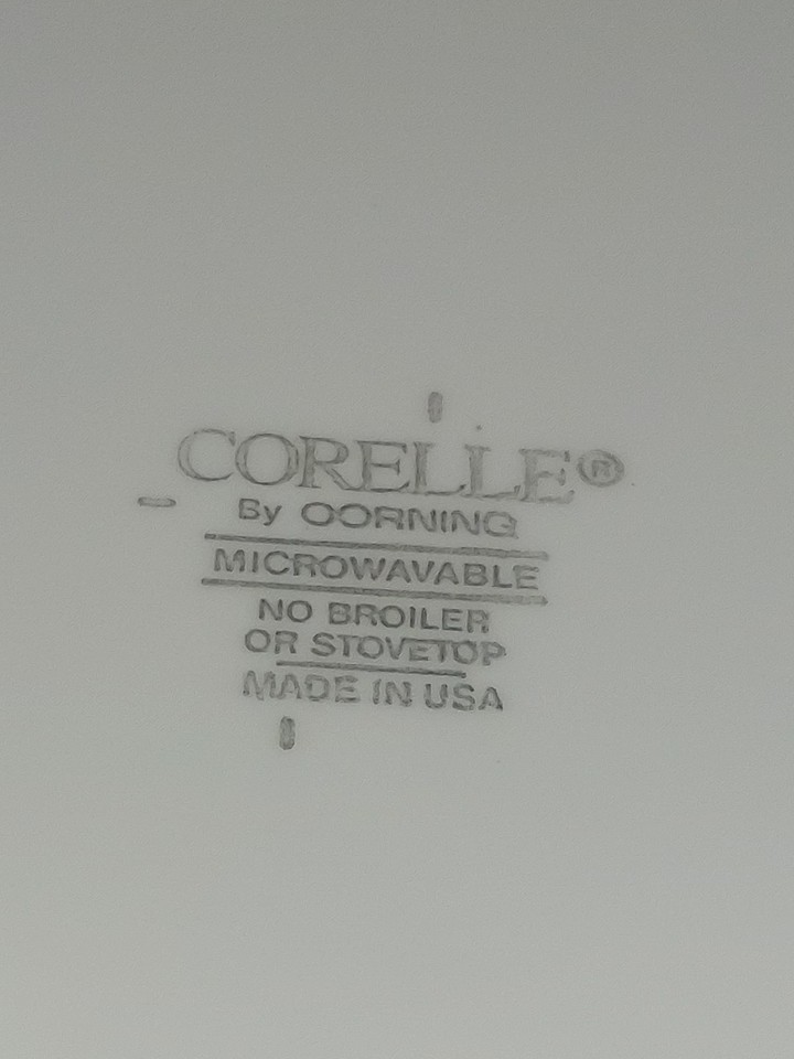 2 Corelle Corning Landscapes Luncheon Plates Country Vintage USA Made ...