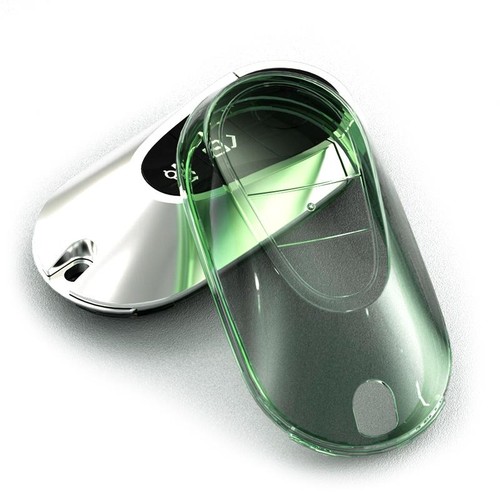 Transparent Green Key Fob Case Cover Fit For Mercedes Benz W206 W223 ...