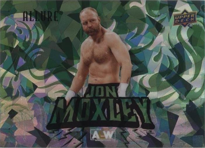 2024 Upper Deck Allure Aew - Horizontal SP Jon Moxley #129 Green Quartz ...