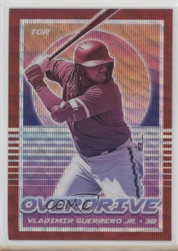2021 Panini Chronicles Overdrive Ruby Wave /199 Vladimir Guerrero Jr ...