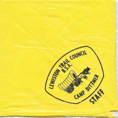 Camp Dittmer Staff Lewiston Trail Council Neckerchief Boy Scouts of ...