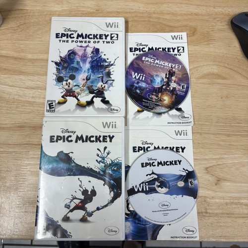 Disney Epic Mickey 1 & 2 Nintendo Wii Complete In Box | eBay