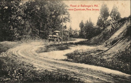 Daretown NJ Road at Ballenger's Mill c1910 Vintage Postcard | eBay