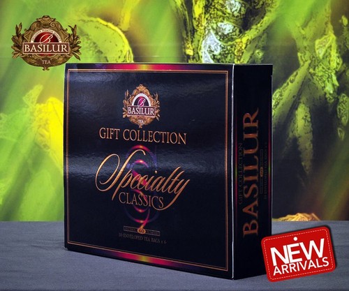 Basilur Ceylon Tea - Specialty Classics 60 Assorted Tea Bags Gift Box ...
