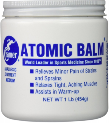 Cramer Atomic Balm Analgesic Pain Soreness And Warm-Up Ointment 1Lb Jar ...