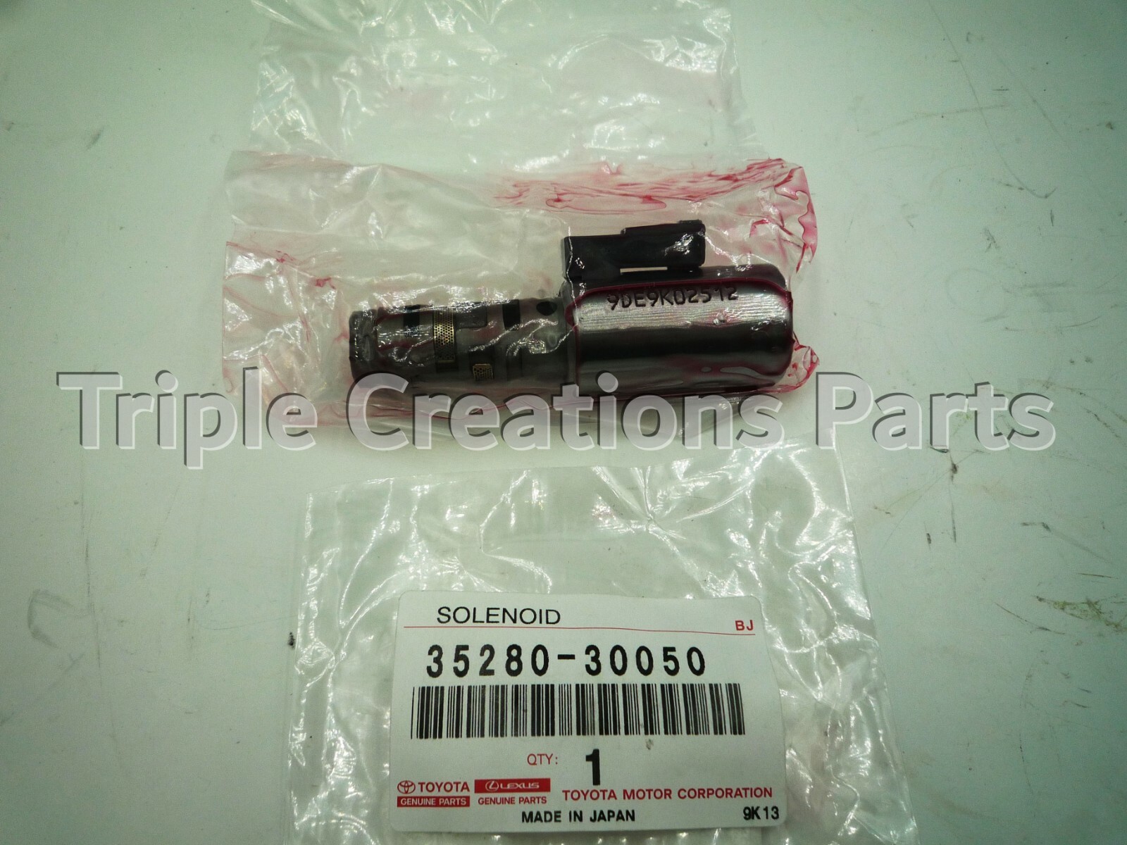 3528030050 GENUINE Toyota SOLENOID ASSY LOCK UP CONTROL 35280-30050 OEM ...