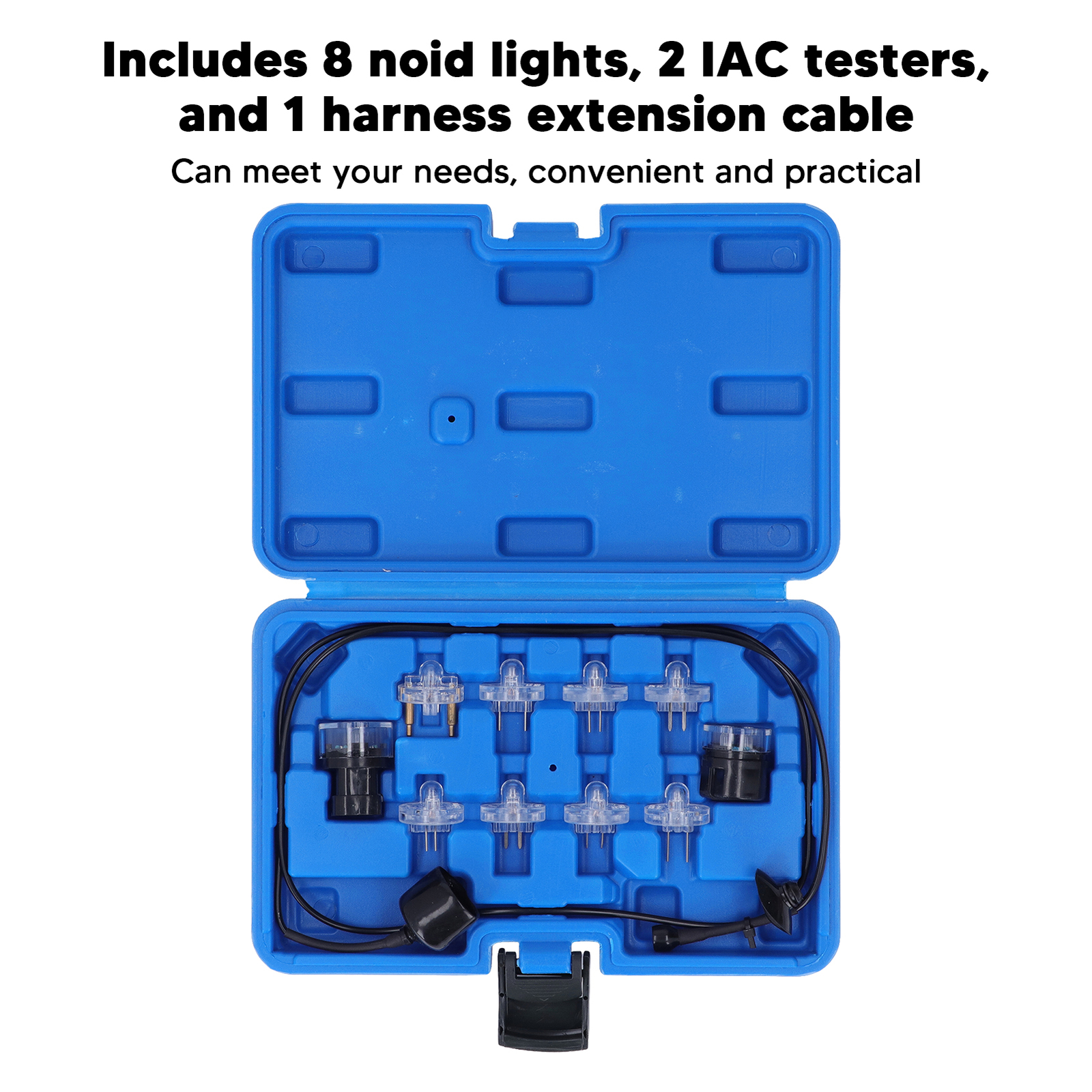 Car 11pcs Noid Light Set Fuel Injector Tester Tool Professional Car ...