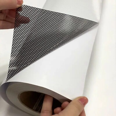 Perforated Exterior Mount One Way Vision Car Window Vinyl Film 42 ...