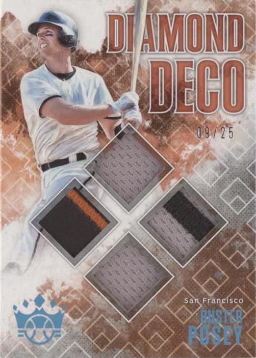 2019 Panini Diamond Kings - Diamond Deco Buster Posey #DD-BP Holo Blue ...