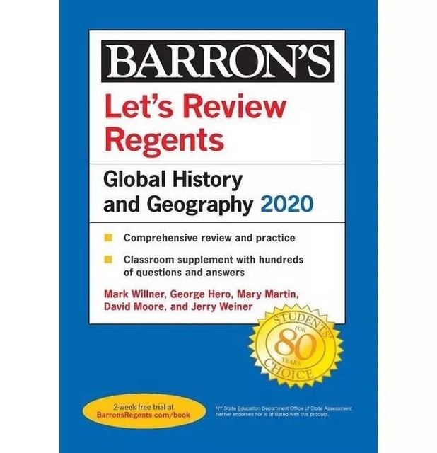 Barron's Regents NY Ser.: Let's Review Regents: Global History and ...
