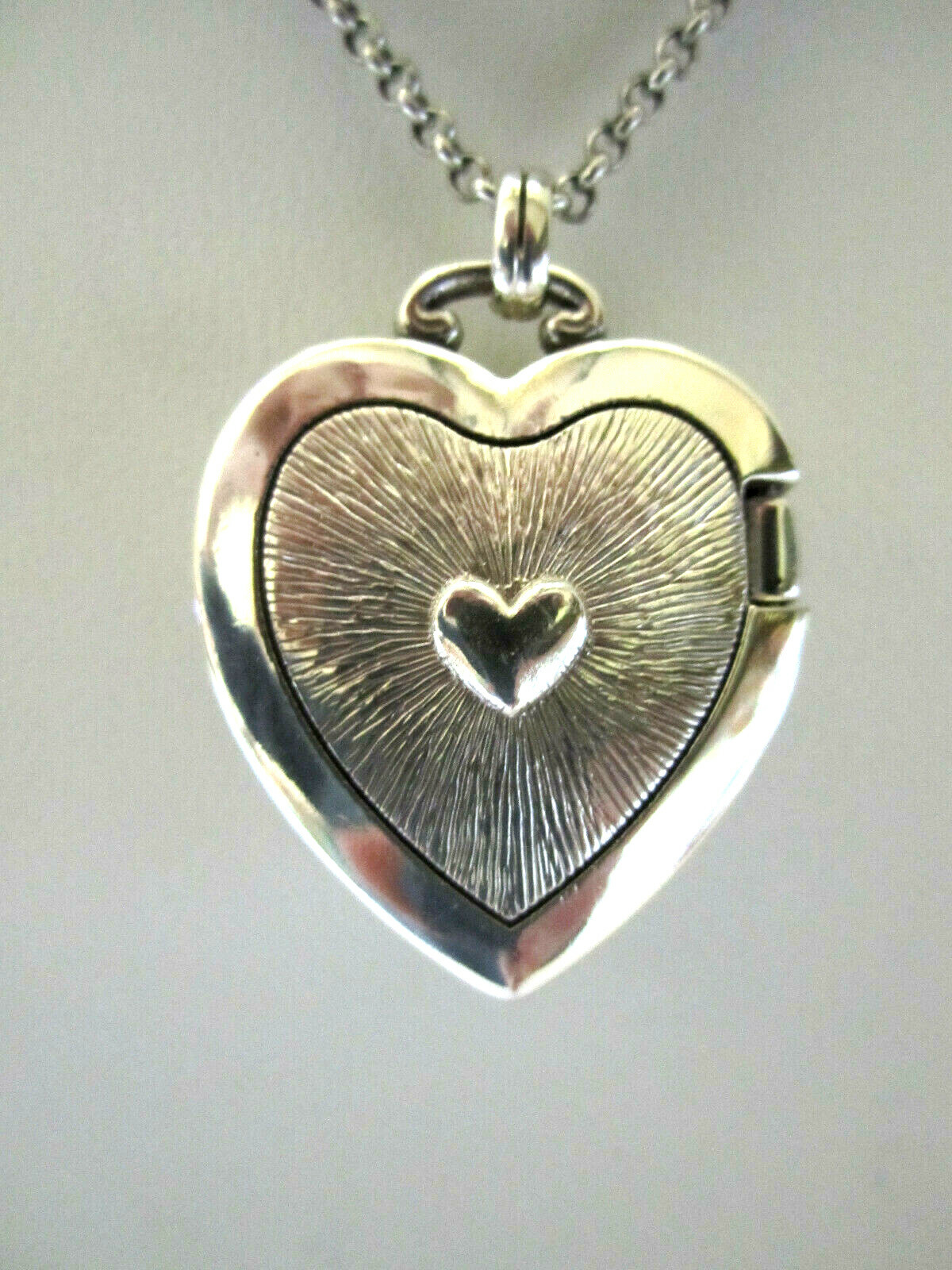 Brighton "ILLUMINA" Small Heart Locket Necklace-Earring Set (MSR$156 ...