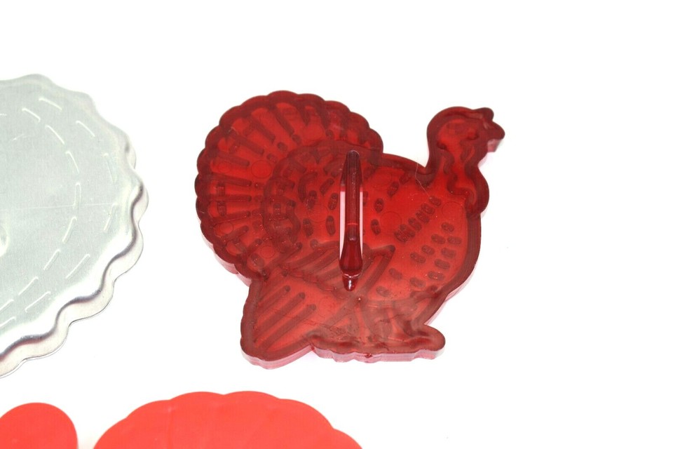 Thanksgiving Turkeys Gingerbread Man Cookie Cutters Vintage Lot Of 4 ...