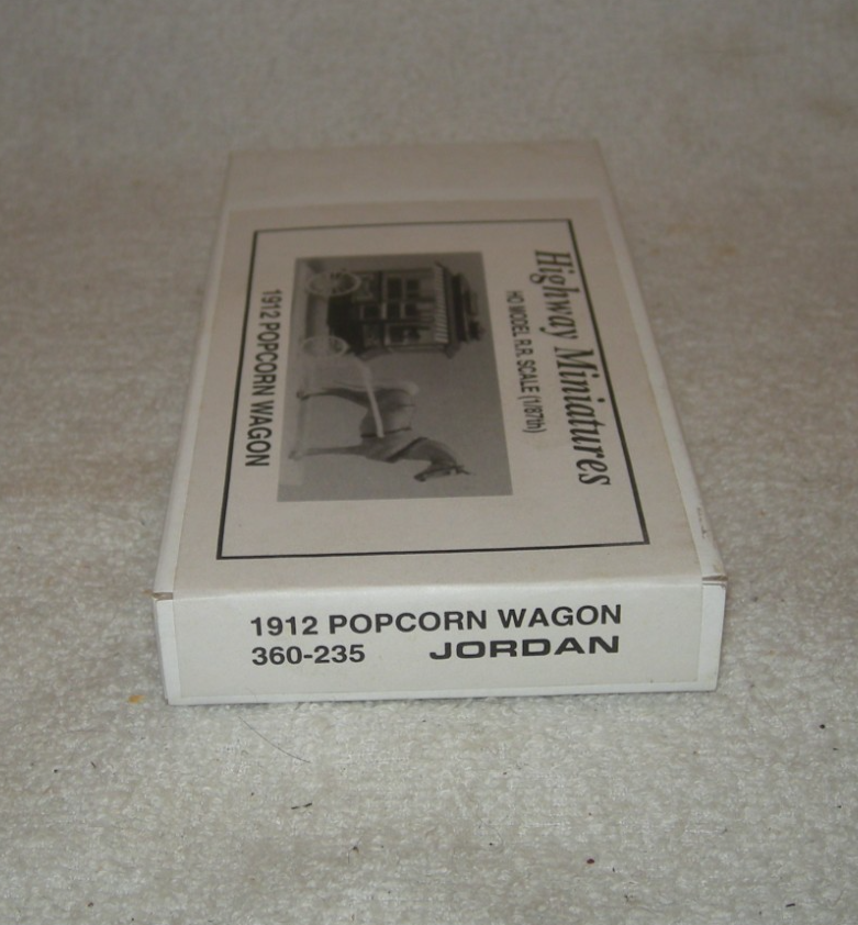 New & Sealed Jordan Highway Miniatures HO 1912 Popcorn Wagon 360-235 | eBay