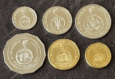 RARE 2016 AUS Changeover 50 Years of Decimal Currency UNC 6 COIN Full ...