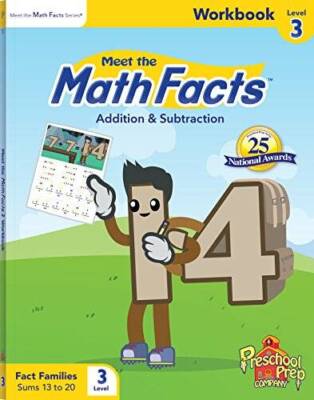 Meet the Math Facts Level 3 - Workbook - Perfect Paperback By Kathy ...