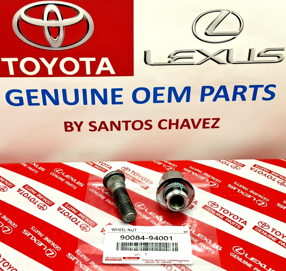 Toyota Wheel Lug Stud Hub+ Wheel Nut (LUG) GENUINE OEM PART | eBay