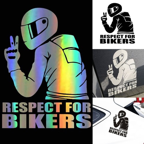 Bicycle Protection Waterproof Reflective 3D Respect Car Sticker Auto ...