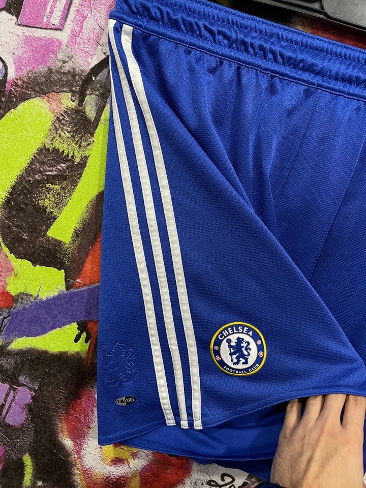 Chelsea 2008 2009 Home Shorts Football Soccer Adidas Mens size M | eBay
