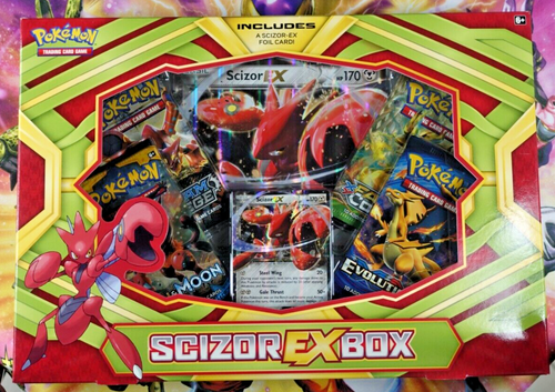 Pokemon TCG · Scizor EX Box · XY + S&M Booster Packs (2017) FACTORY ...