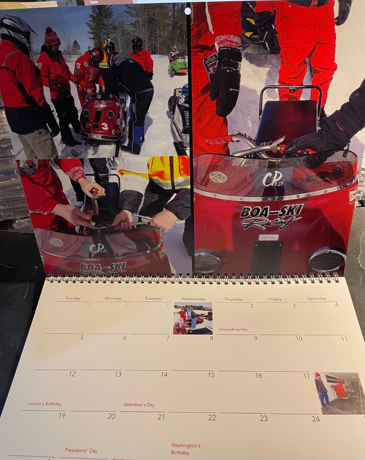 RARE VINTAGE BOA SKI SNOWMOBILE RACING 2023 CLUB CALENDAR | eBay