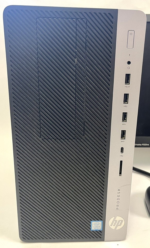 HP PRODESK 600 G5 MT | INTEL CORE I5-9500 3.0GHZ | 256GB W/ Hp P222va ...