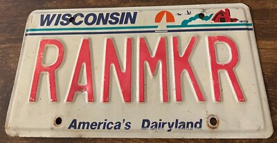 RANMAKER Vanity License Plate Rainmaker Attorney Litigator Lawyer Class ...