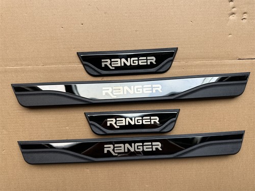 Door Sill Scuff Plate Protector Scuff Guards For 2009-24 Ford Ranger ...