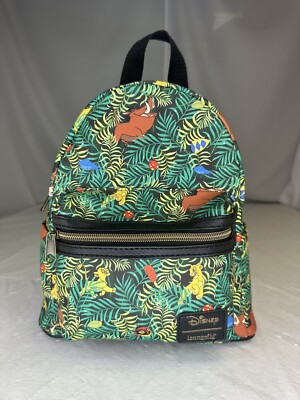 Loungefly Disney Lion King Mini Backpack Simba Timon Pumbaa Jungle ...