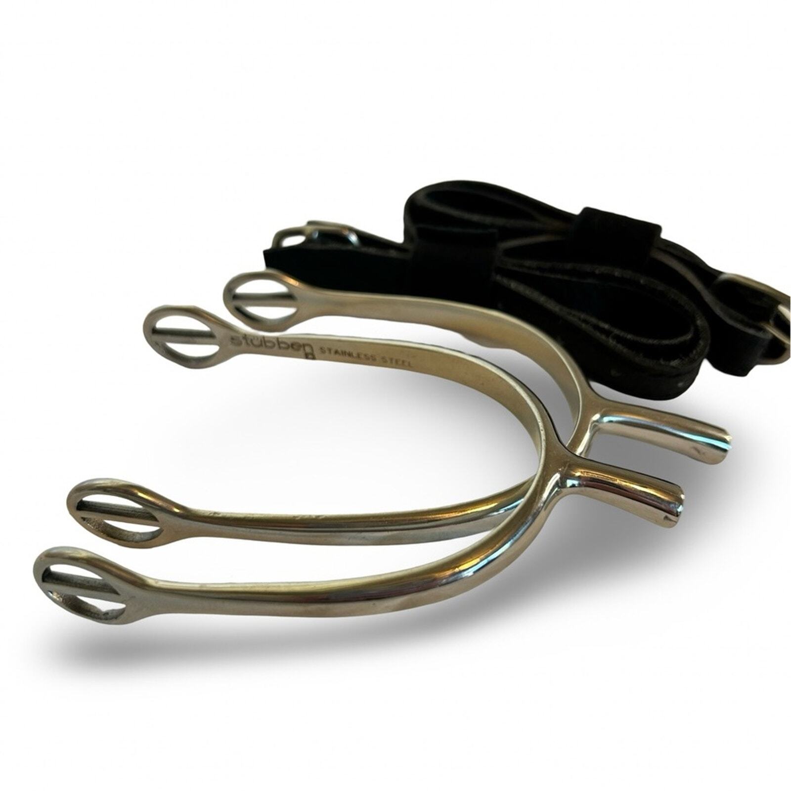 Stubben Prince of Wales Offset Spurs 25/30mm Equestrian Horses English ...