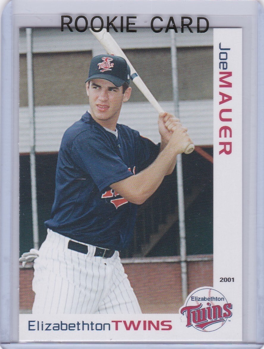 JOE MAUER ROOKIE CARD Minnesota Twins RARE $$ RC 2001 Baseball MINOR ...