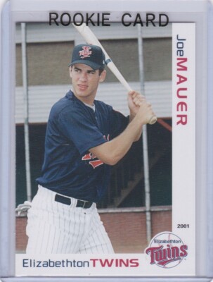 JOE MAUER ROOKIE CARD Minnesota Twins RARE $$ RC 2001 Baseball MINOR ...