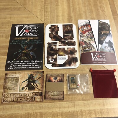 Victory Point Games Darkest Night Board Game Nymph Character Set Mini ...