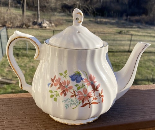 Vintage Sadler Windsor Floral TEA POT Excellent Condition | eBay