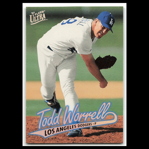 Todd Worrell #387 1997 Fleer Ultra Los Angeles Dodgers Baseball Card ...