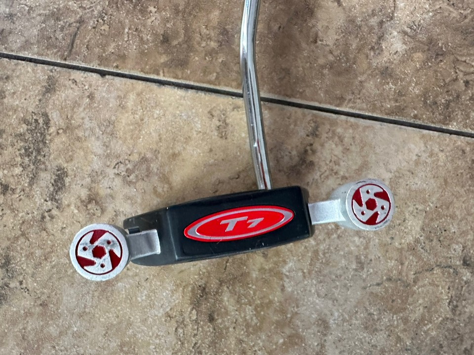 DEMO LH T7 Men's Twin Engine Black Mallet Golf Putter Steel 35 Inches ...