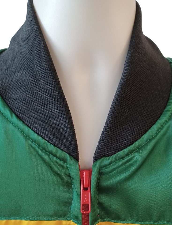 Rasta Flag Jacket Bob Marley Style Costume Tour Rastafari Colors ...