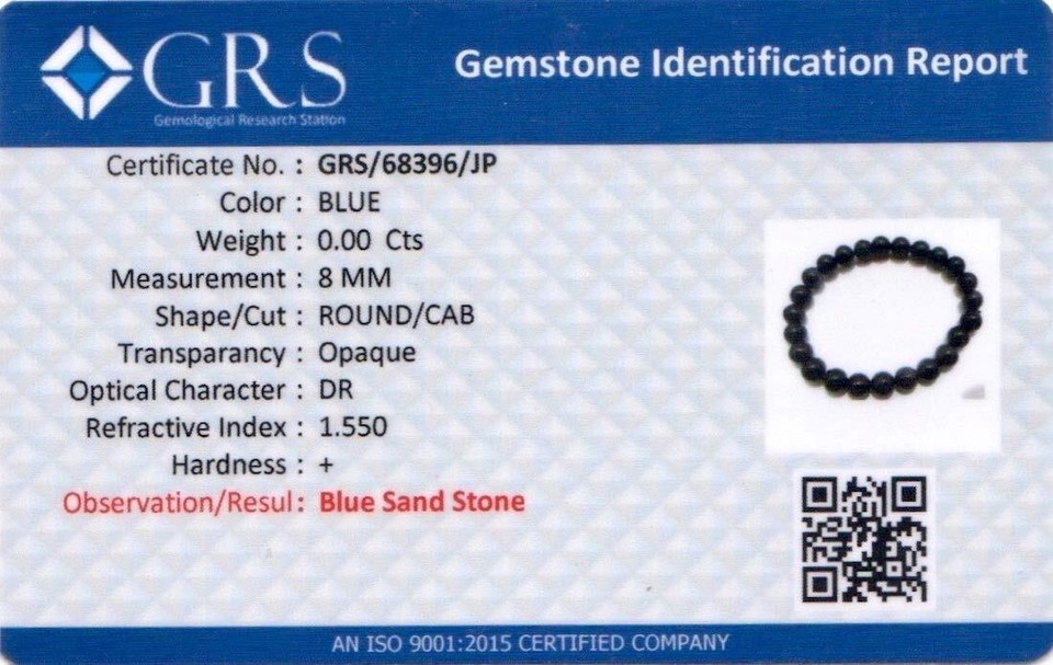 Certified Energized Gemstone Stretch Bracelets with COA - 8mm Beads ...