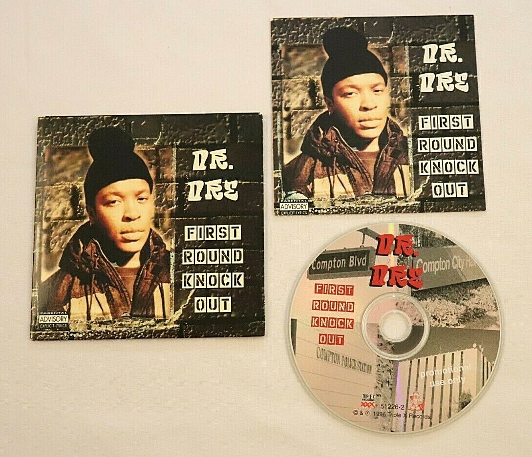 Dr Dre First Round Knock Out CD 1996 Triple X Records Promo Rap Music ...