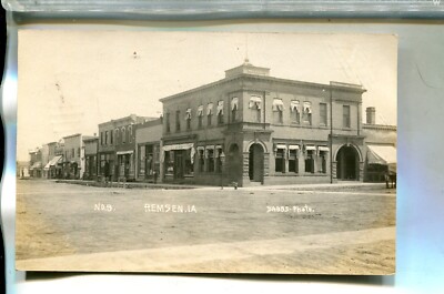 REMSEN IOWA NATIONAL BANK REAL PHOTO POSTCARD 1729S | eBay