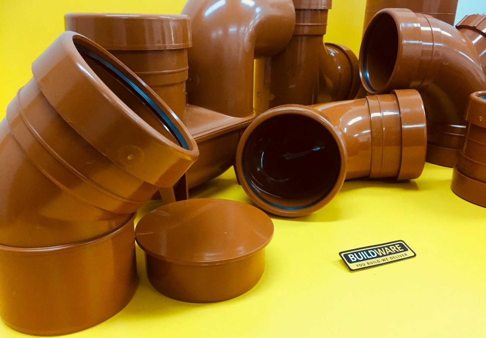 Brown Underground Drainage Pipes (110 mm) - Soil Fittings, Bends ...