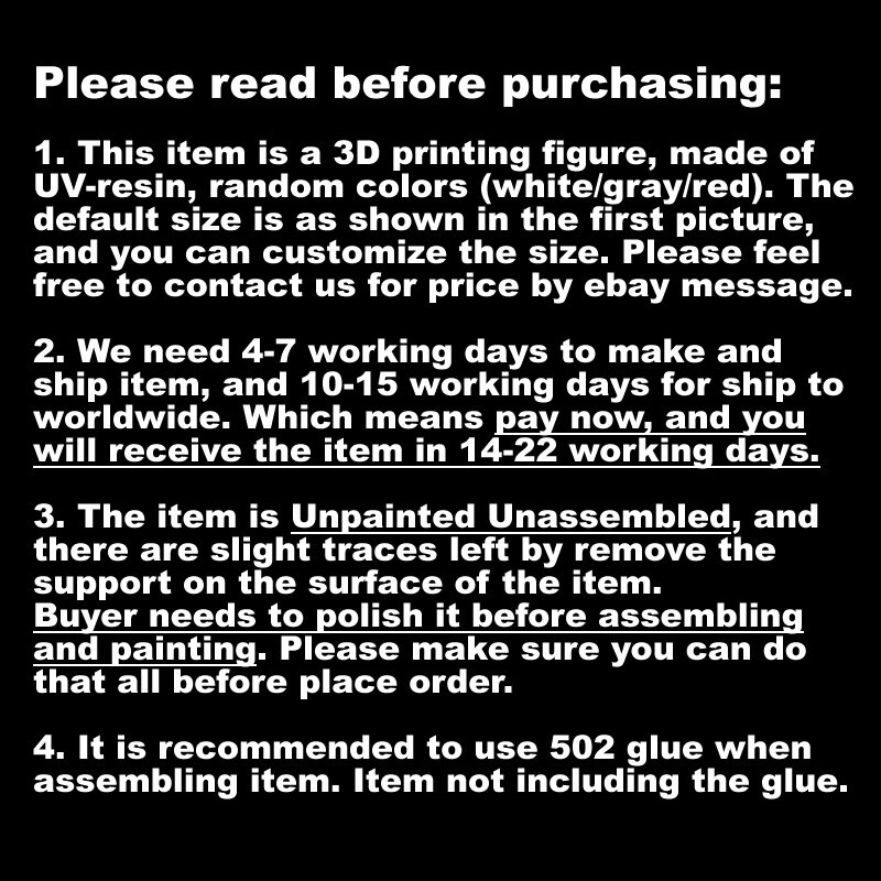 Game Hydralisk Resin 3D Print GK Kit Figure DIY Model toy gift Statue ...